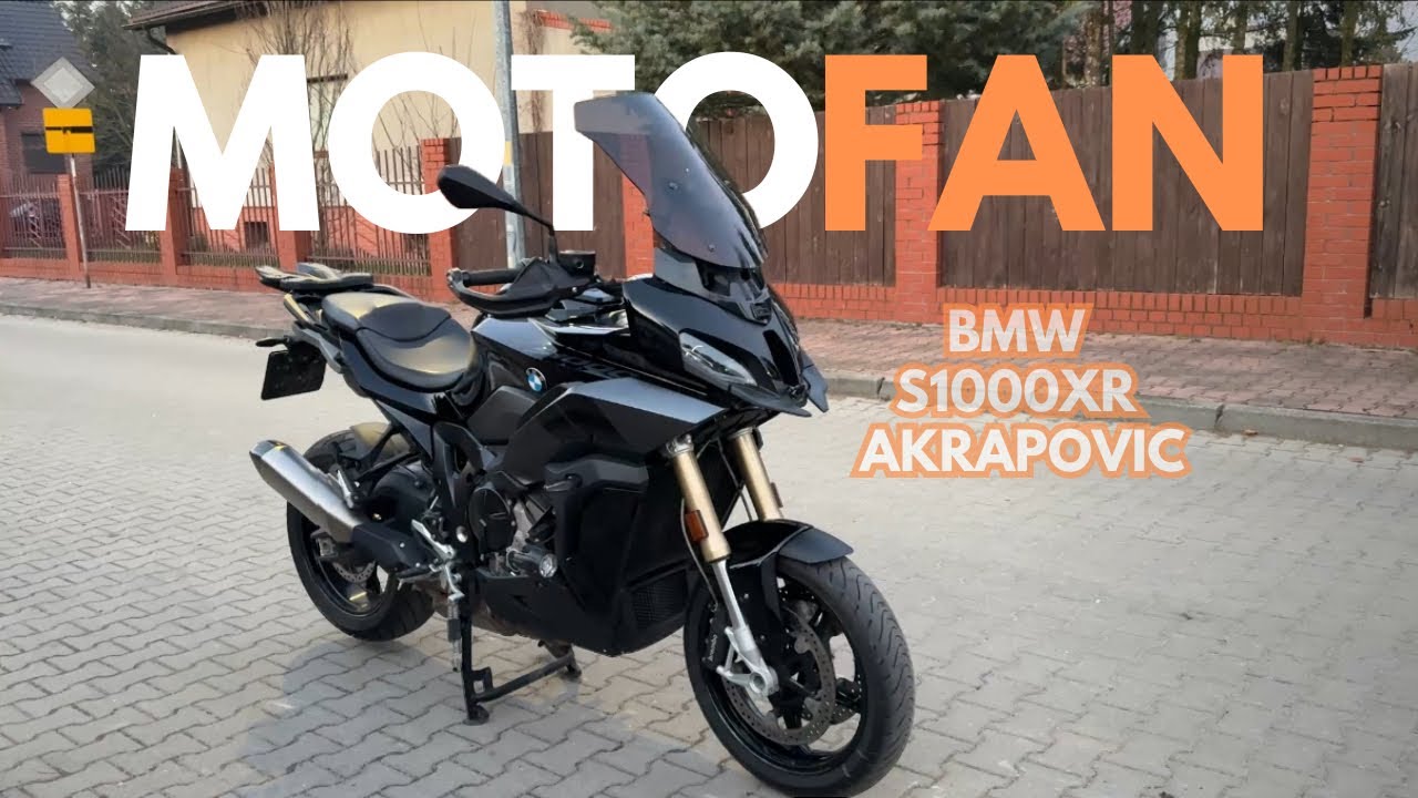 BMW S1000XR Akrapovic MOTOFAN MOTOCYKLE ŚCINAWA - YouTube