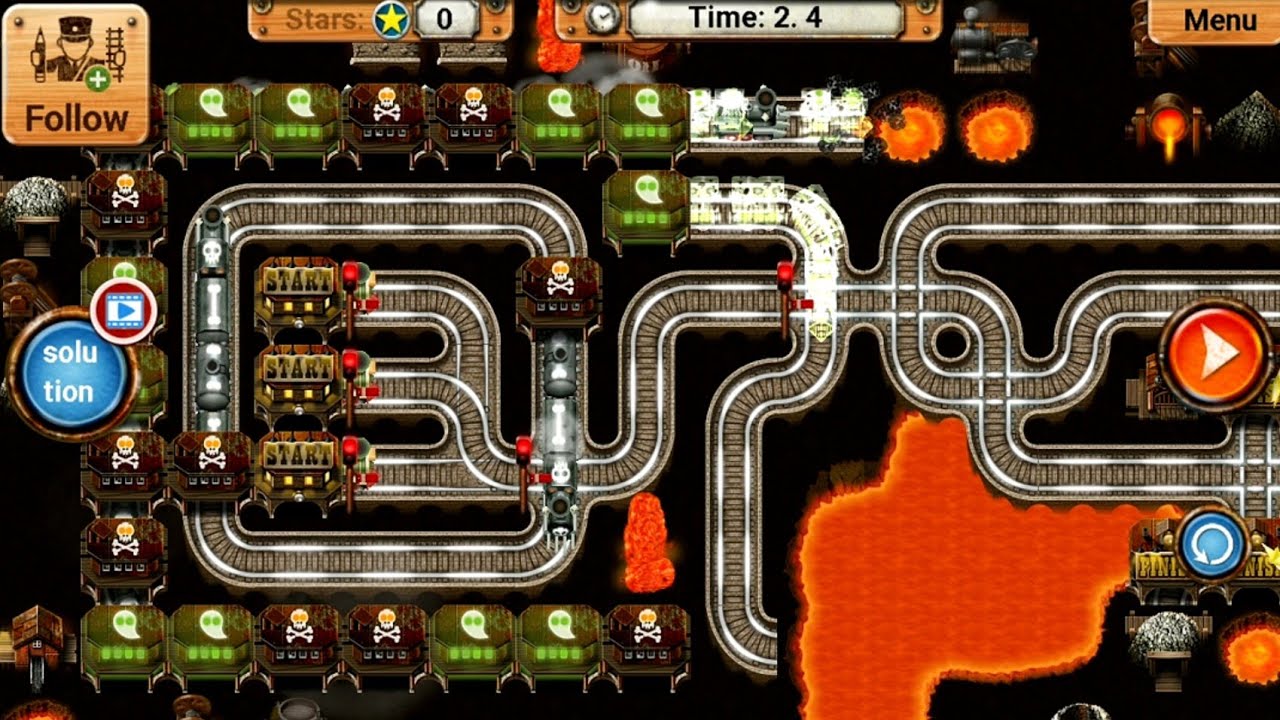 Rail Maze 2 Interesting Gameplay - Train Puzzle Game - Android Gameplay ...