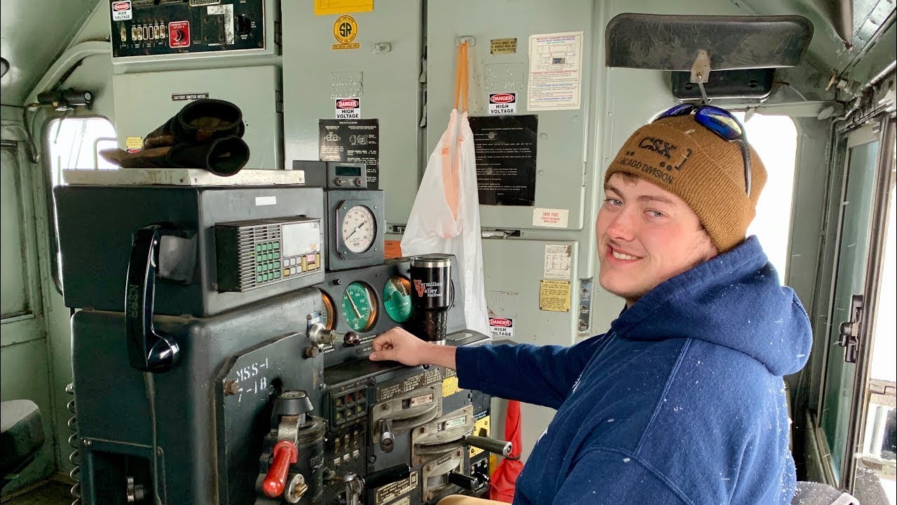 Inside a High Hood Locomotive - YouTube