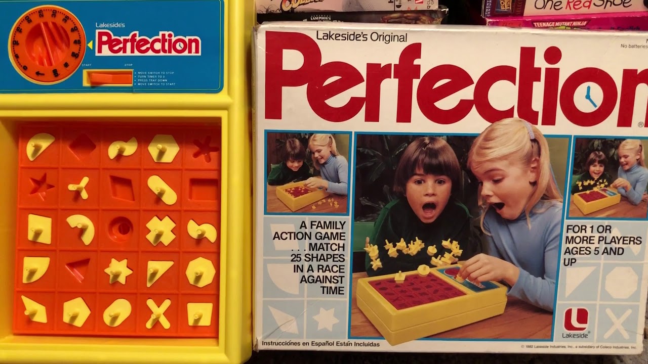 Perfection Board Game 1982 1980s 80sThen80sNow - YouTube