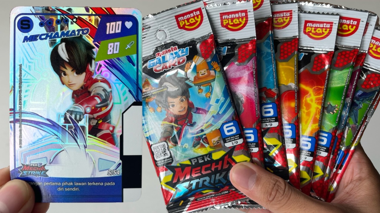 Unboxing Mechamato: Pek Mecha Strike! | Monsta Galaxy Card - YouTube