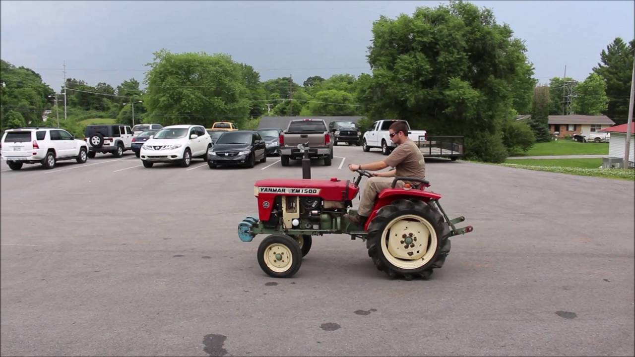 ONLINE ONLY ABSOLUTE AUCTION - Yanmar 1500 Tractor - YouTube