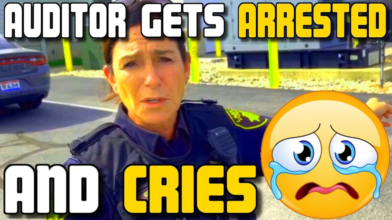 HEAR THIS AUDITOR CRY (while being arrested) - YouTube