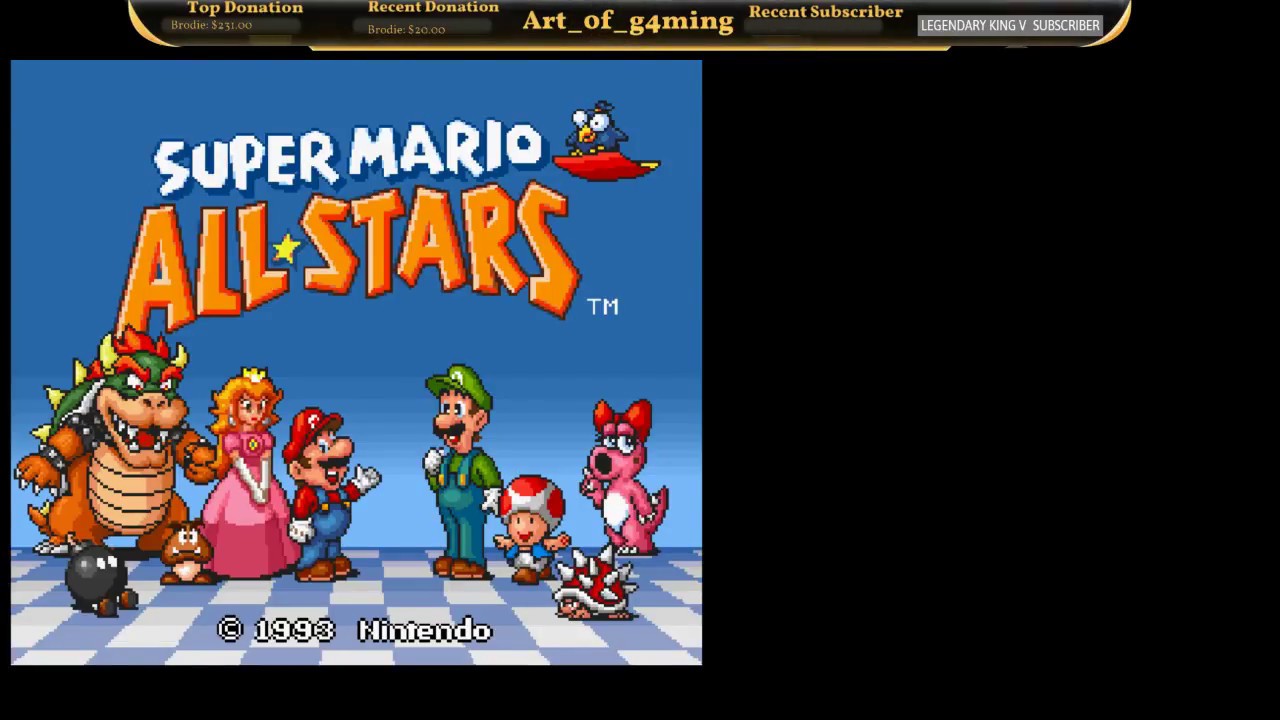Super mario all stars (SNES) - Part 1 - YouTube