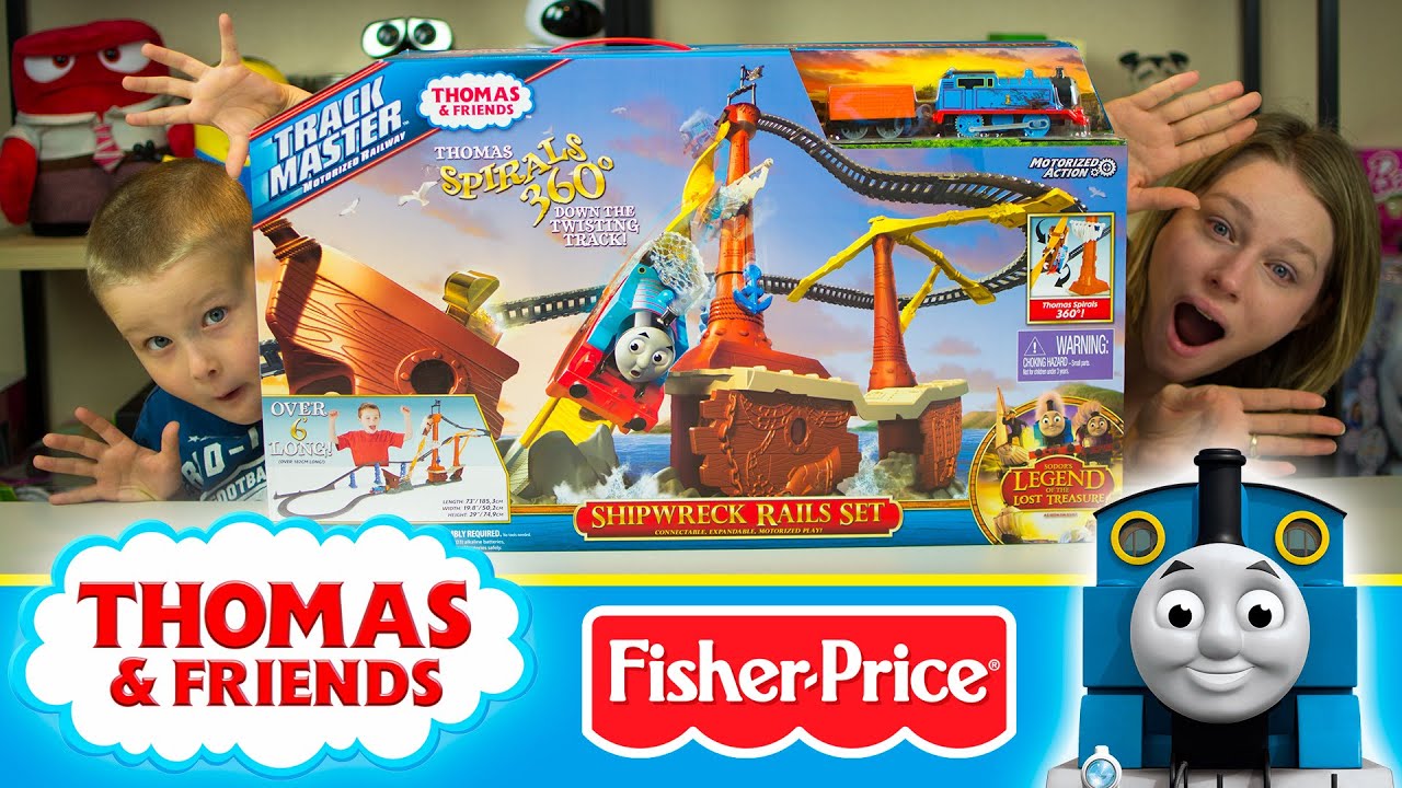 Thomas and Friends TrackMaster Train Toys Shipwreck Rails Set | Kinder ...