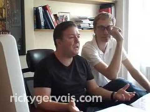 Ricky Gervais and Steve Merchant! HILARIOUS!!! - YouTube