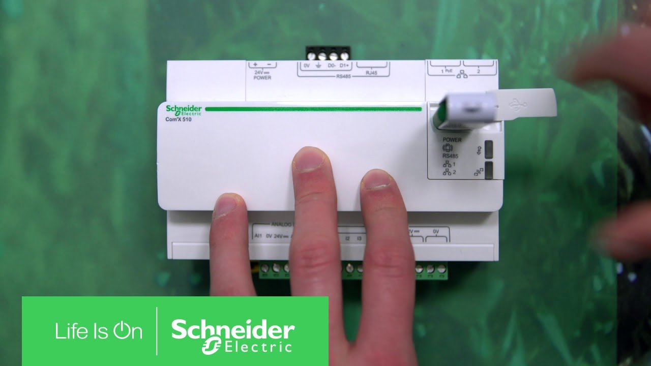 Come Aggiornare il Firmware di PowerLogic Com'X 510 con Chiavetta USB ...