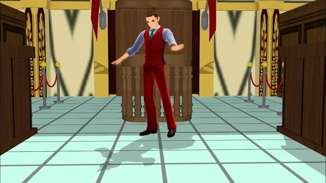 [MMD x Ace Attorney] how to win a case - YouTube