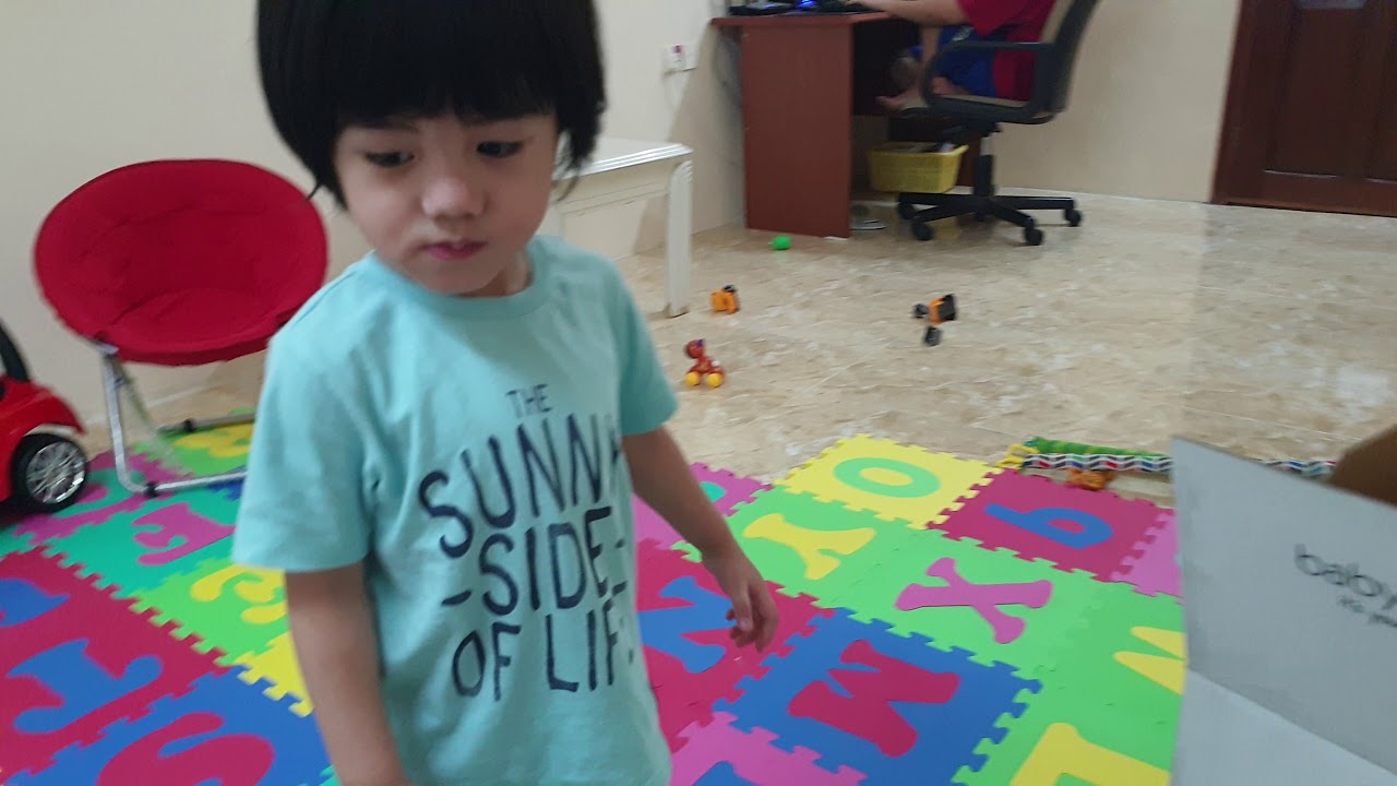 Clean up, pick up your toys aiden. - YouTube