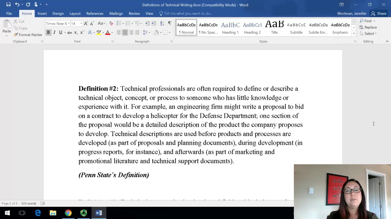 Definitions of Technical Writing - YouTube