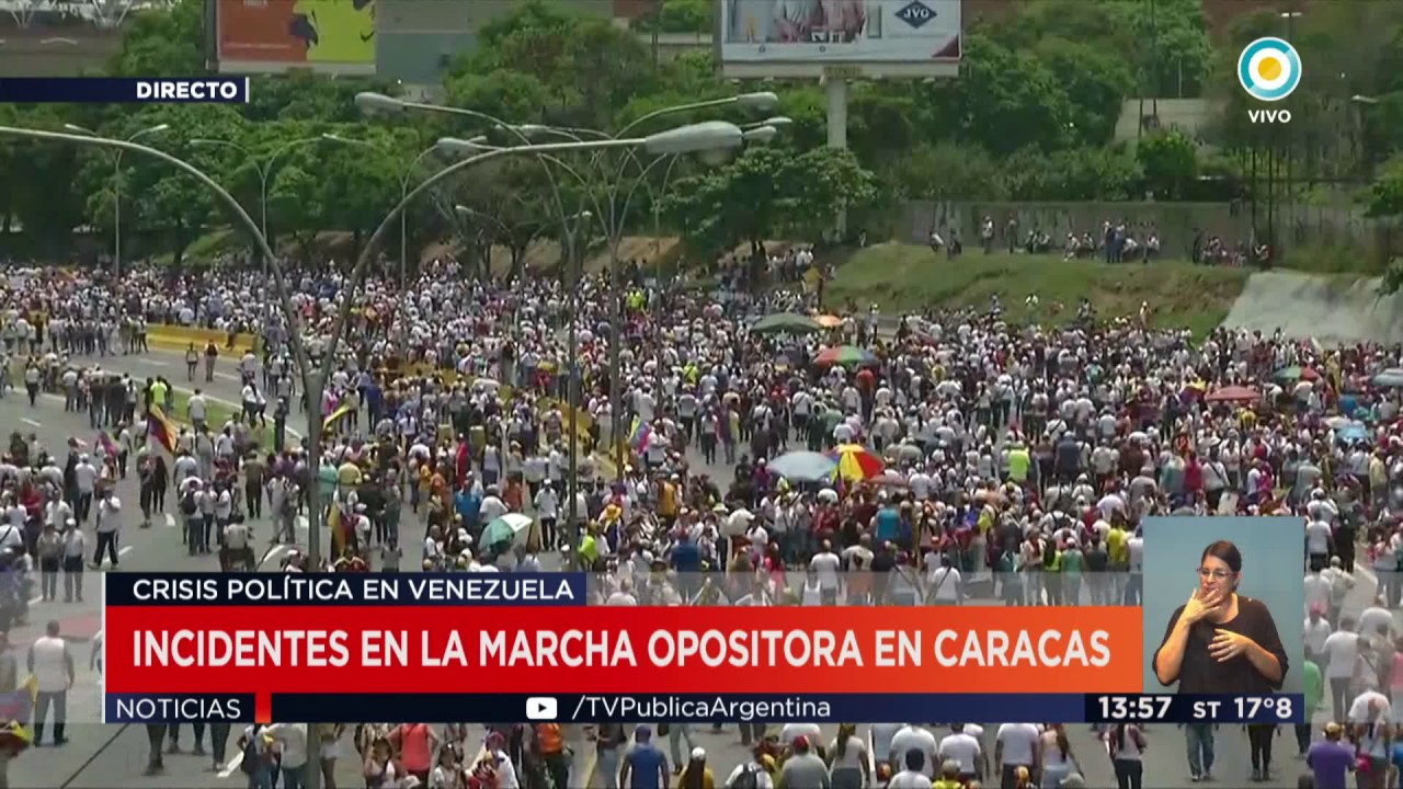 TV Pública Noticias - Un muerto por una bala durante las marchas en ...
