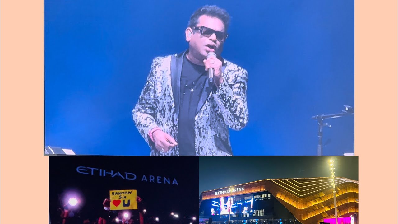A R Rahman live concert at Etihad Arena | A R Rahman live concert in ...