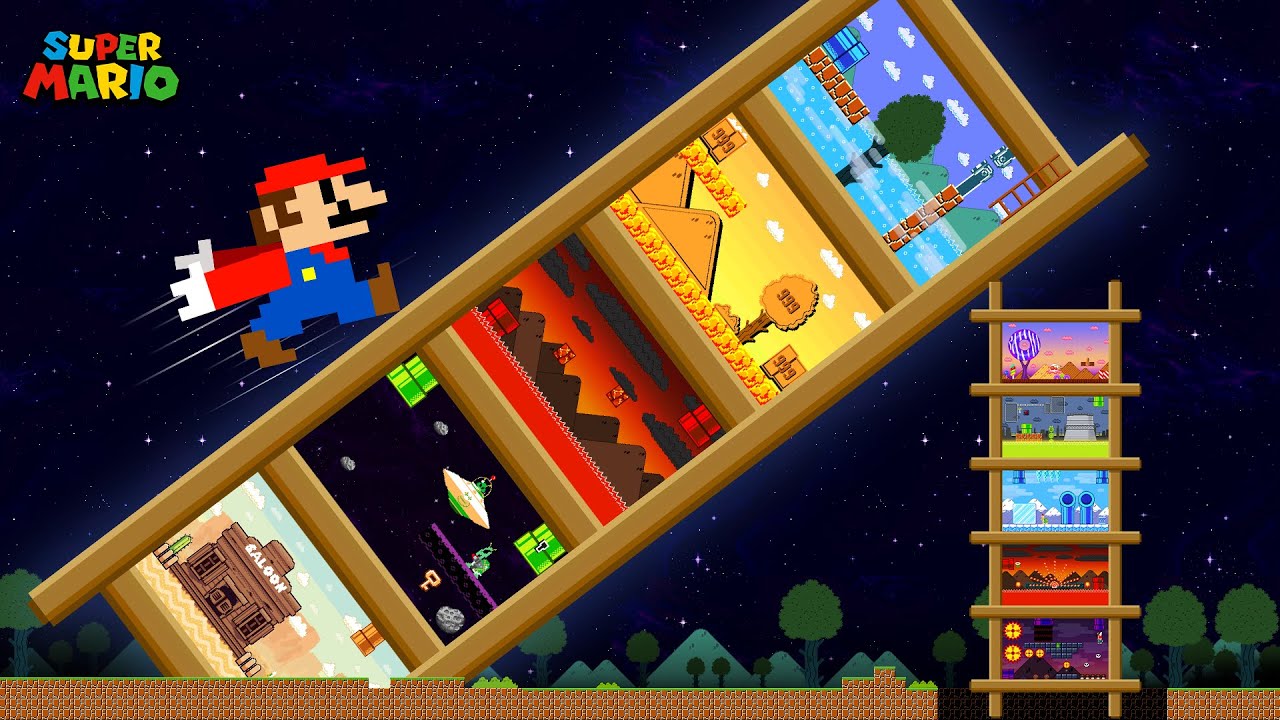 Kingdom Mayhem: Mario Bros. vs Powerups Ladder of Worlds - Episode 2 ...
