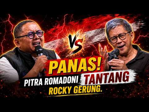 ROCKY GERUNG DITANTANG PITRA ROMADONI! #perspektif #fufufafa #rockygerung #video #fyp