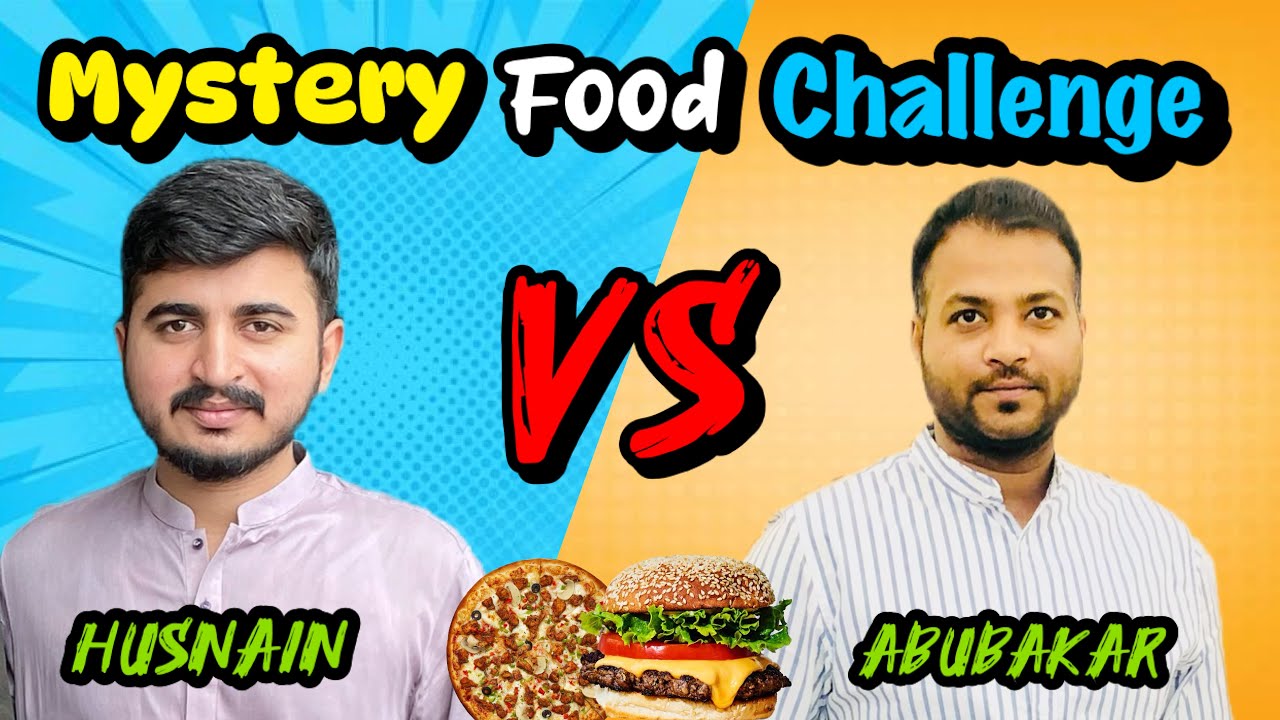 Funniest Mystery Food Challenge 👊🏻 | AbuBakar Vs Husnain | Alyna Vlogs ...
