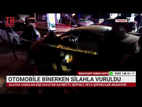 OTOMOBİLE BİNERKEN SİLAHLA VURULDU