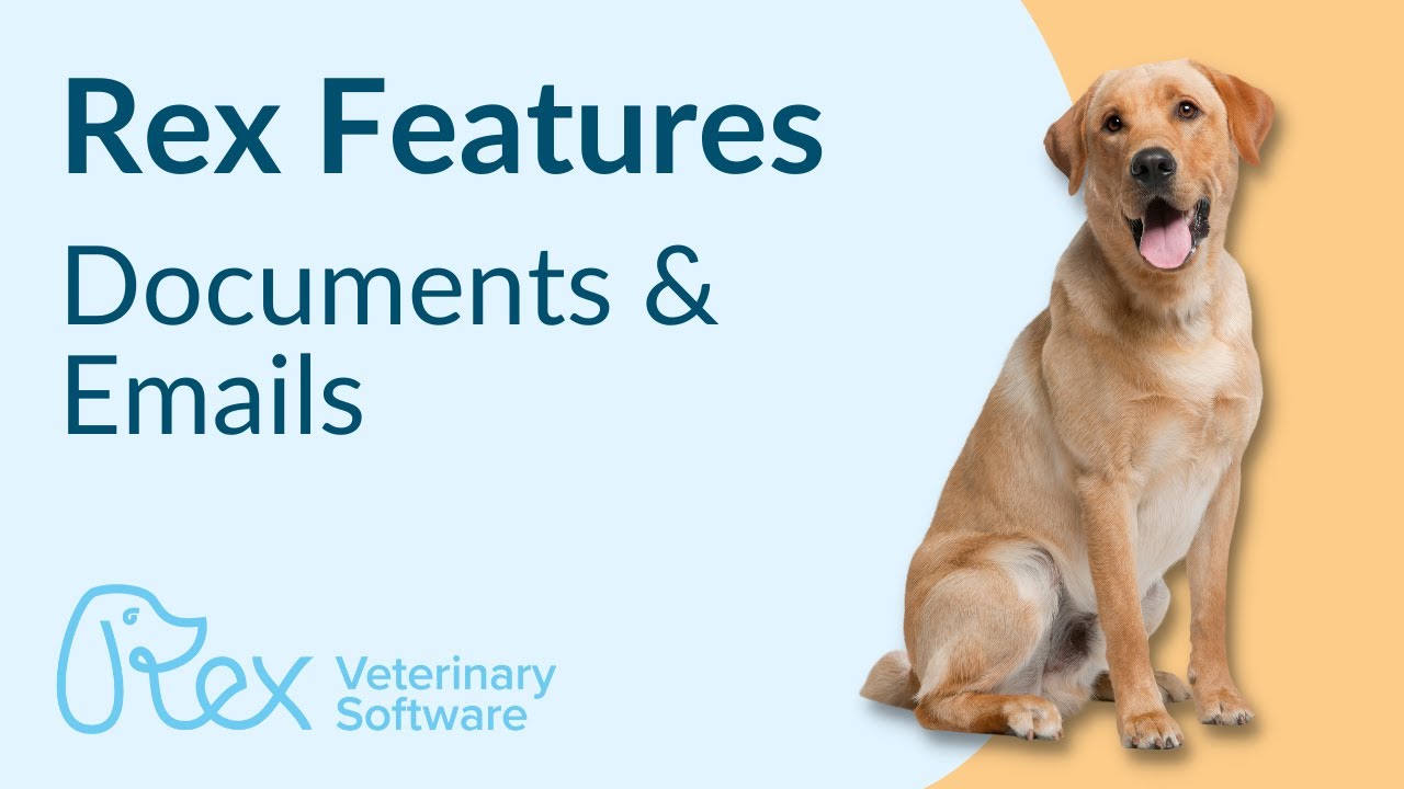 Rex Veterinarian Software - Documents & Emails - YouTube