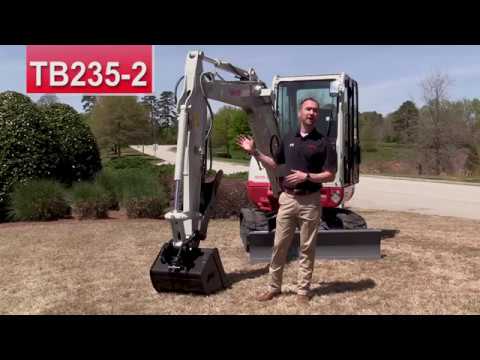 Takeuchi TB235-2 Walkaround - YouTube