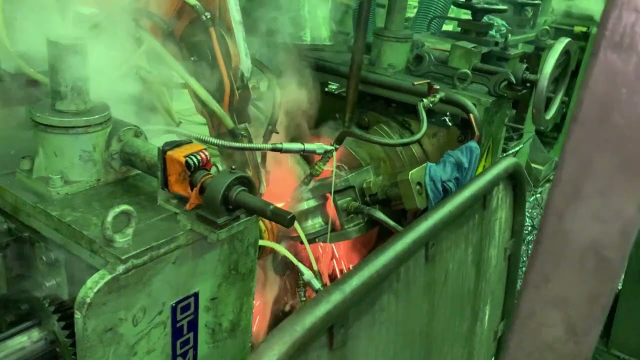 Tube welding line Oto Mills - YouTube