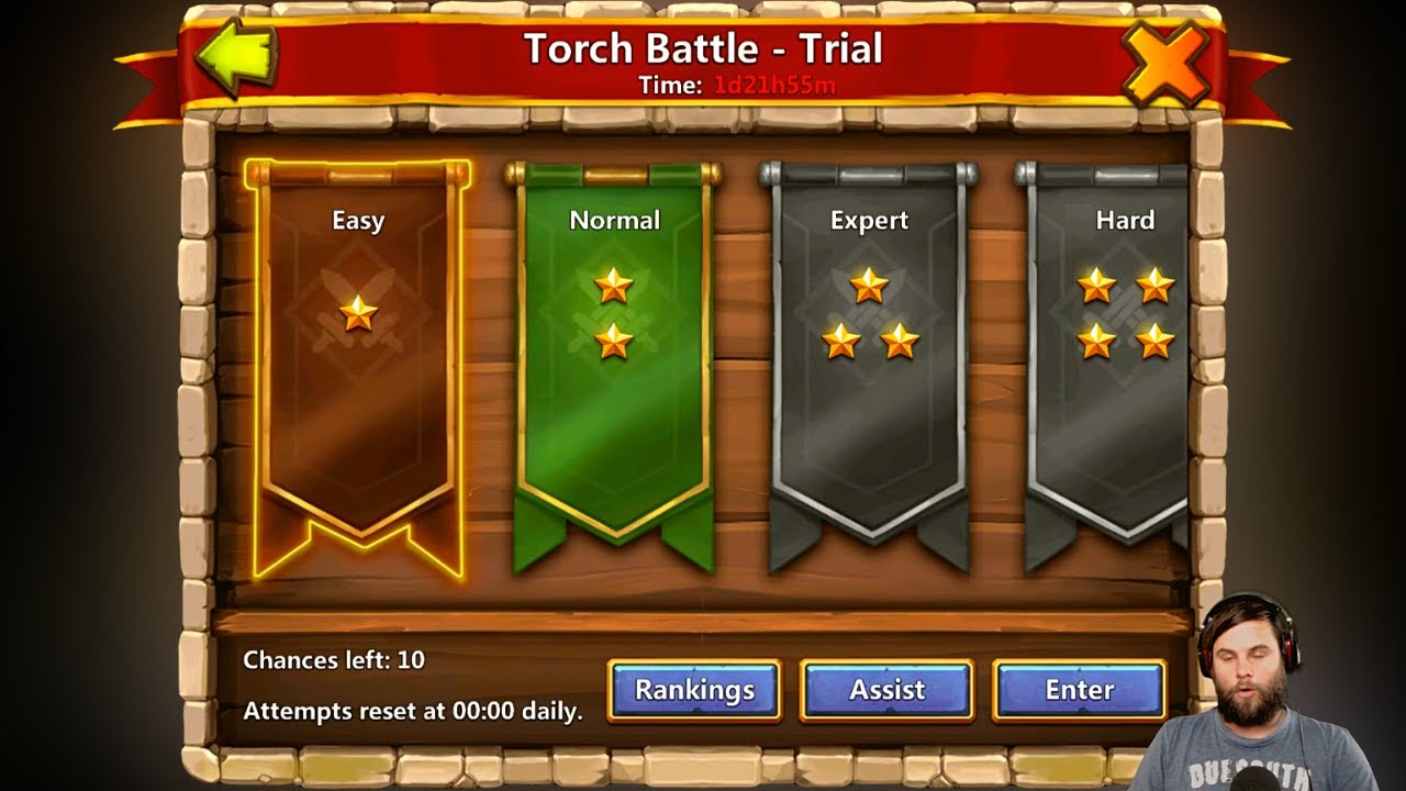 Trying out Torch Battles Its OKAY-ish | Castle Clash - YouTube