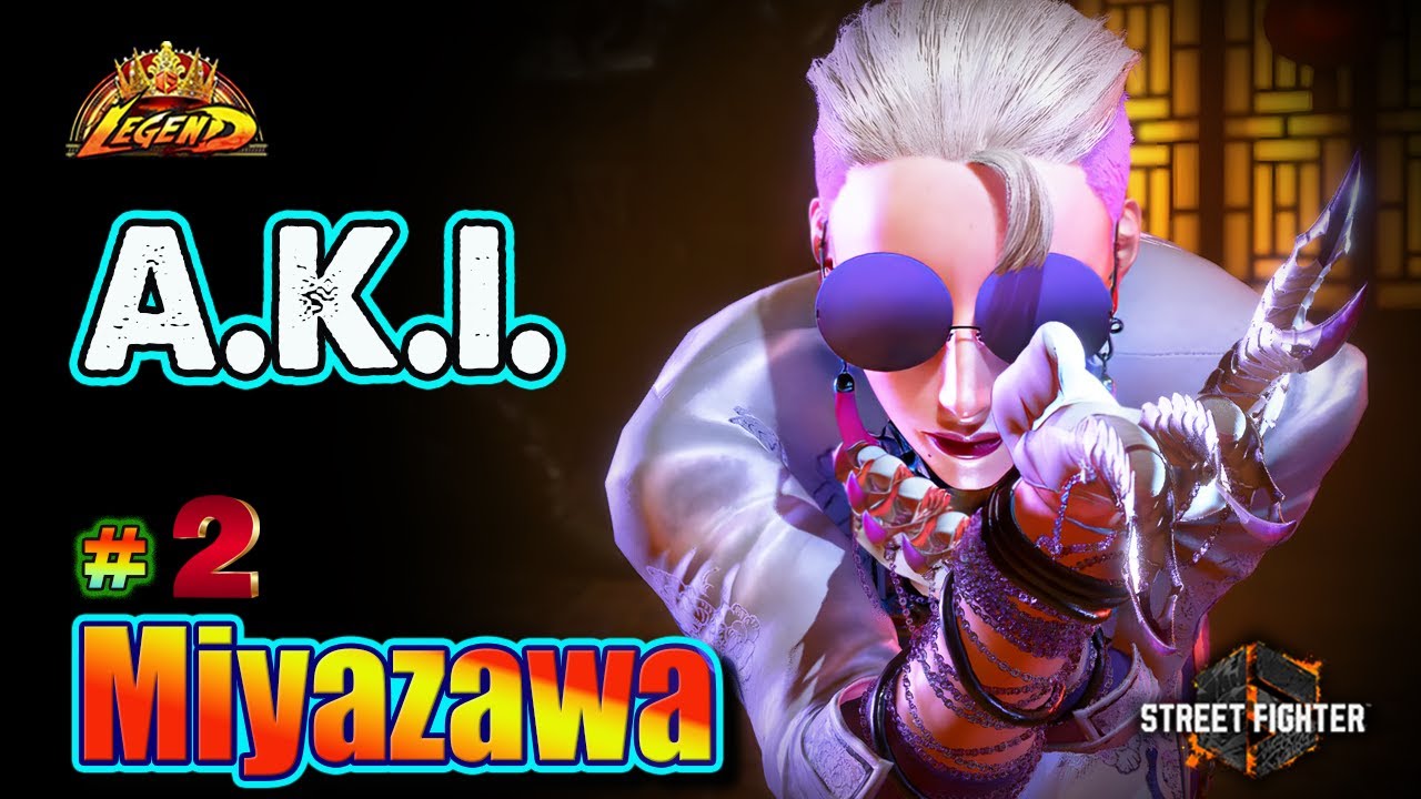 SF6🔥Miyazawa (#3A.K.I.) Dangerous Gameplay & Combos ! Best Ranked Match🔥Sf6 DLC High Level ...