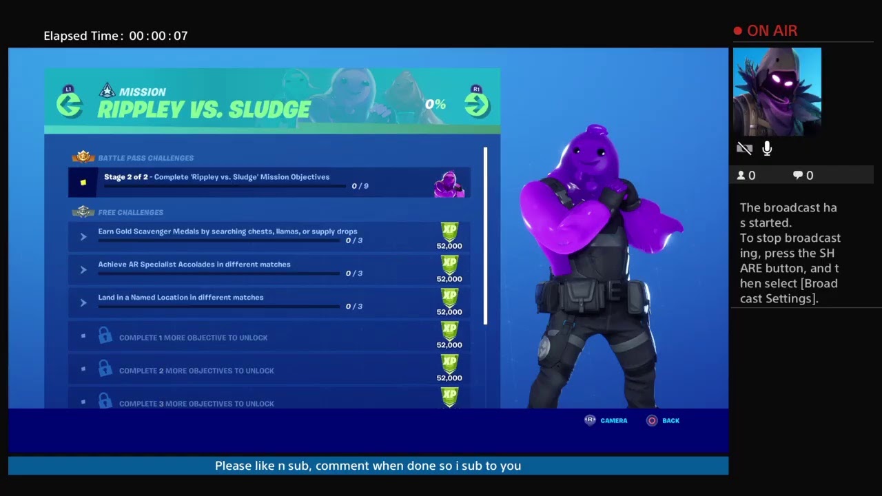 New skin styles in fortnite,purple ripley and gold 8 ball! - YouTube