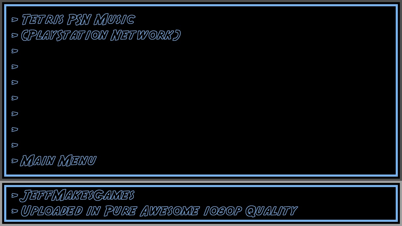 Tetris (PSN) Music - Main Menu [1080p HD] - YouTube