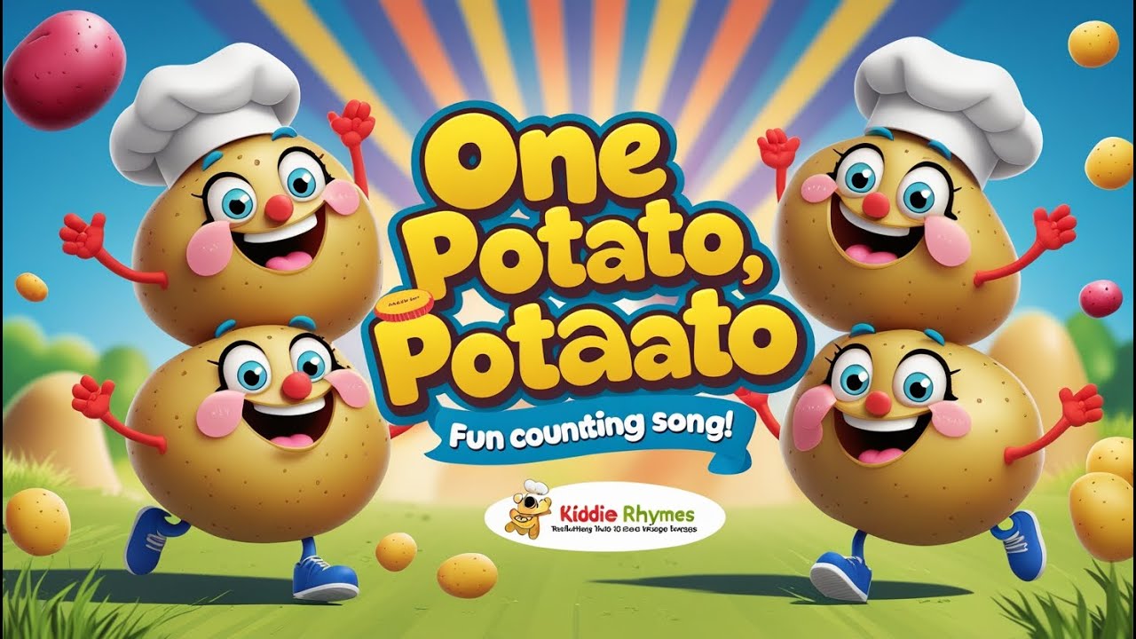 One Potato, Two Potatoes | Count Potatoes| Compilation | Nursery Rhymes ...
