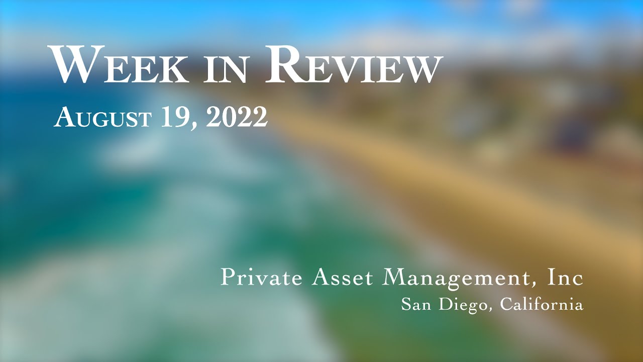 PAM Week in Review - August 19, 2022 - YouTube