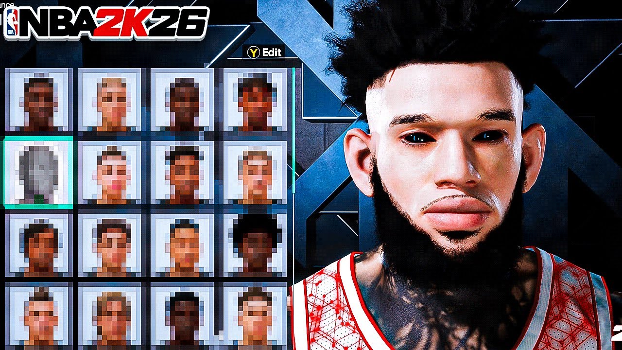BEST COMP CENTER FACE CREATION NBA2K26 - YouTube