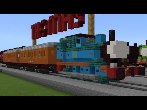 My minecraft train world tour - YouTube