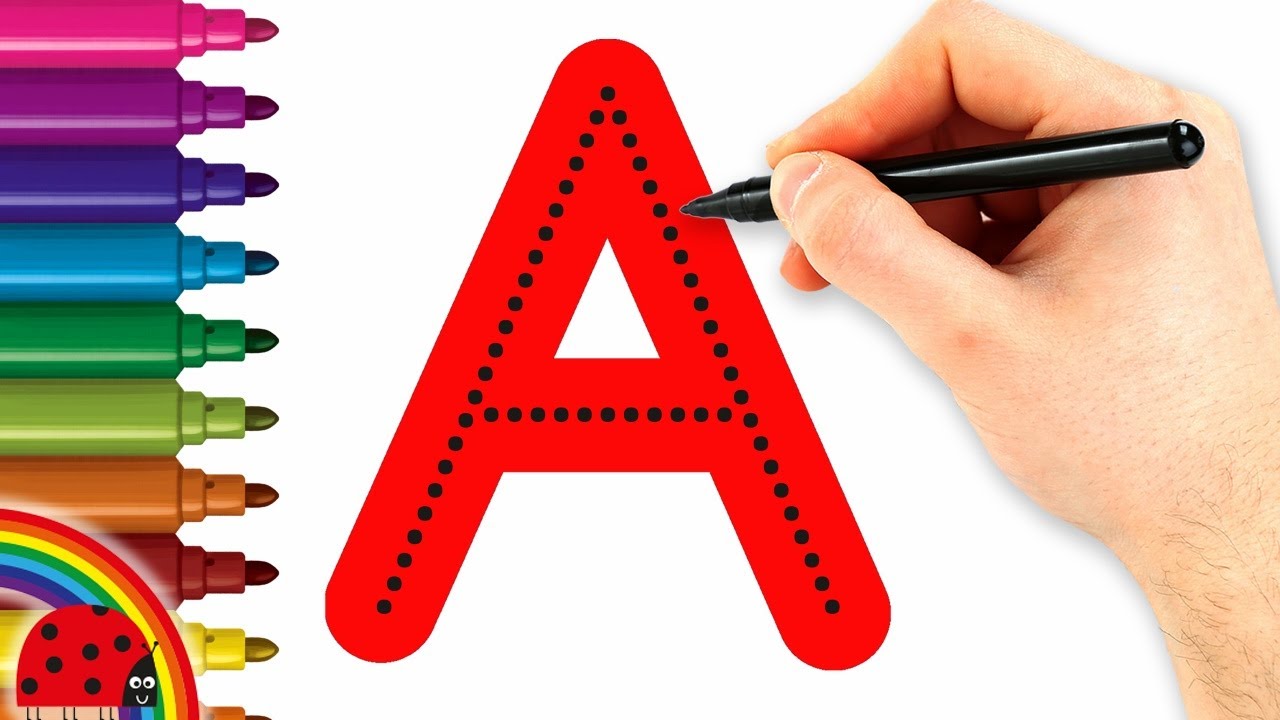 Learn the Letters of the English Alphabet from A to Z - YouTube