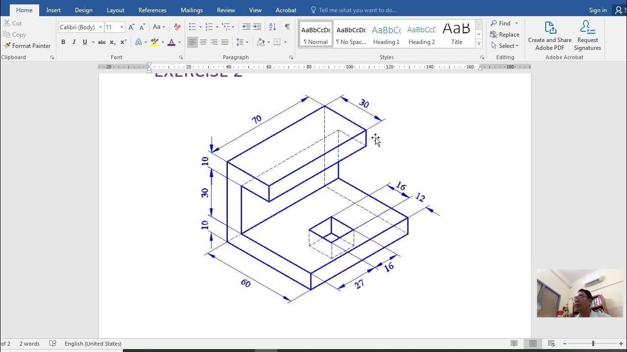 3D MODELING PRACTICE EXERCISE 2 - YouTube