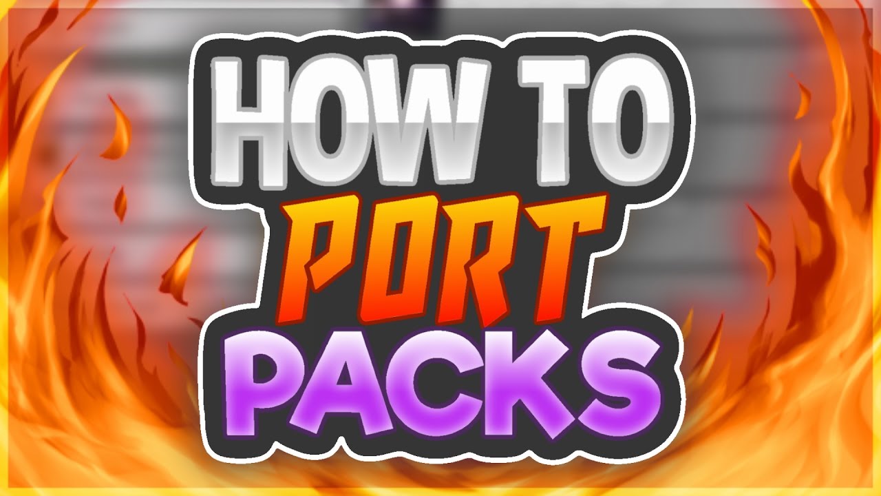 How To Port Texture Packs! (ANDROID) - YouTube