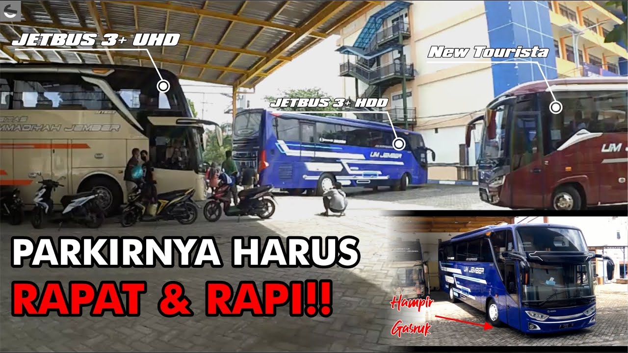 BEGINI CARA PARKIR PARALEL BIGBUS DAN MEDIUM BUS | UM Trans Jember ...
