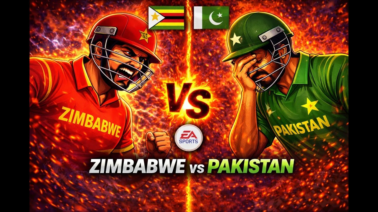 Zimbabwe vs Pakistan Full Gameplay EA Sports - YouTube