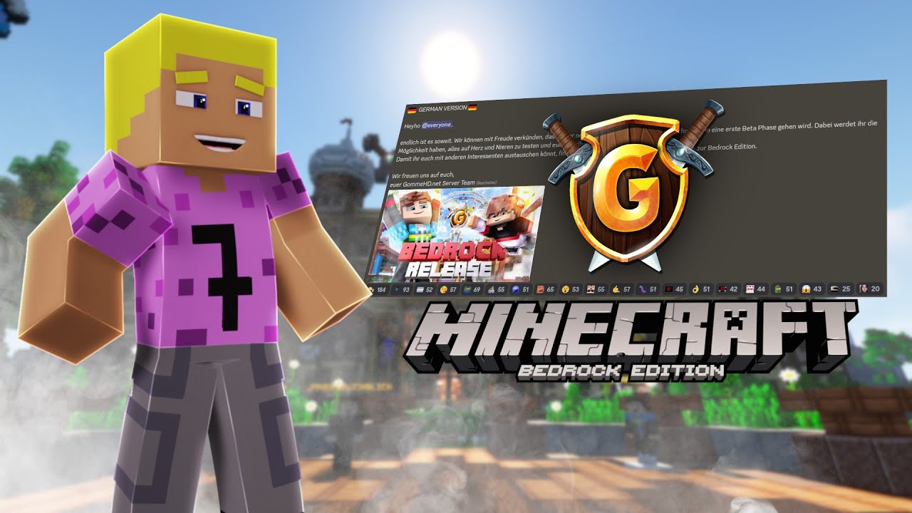 GommeHD in der BEDROCK EDITION - YouTube