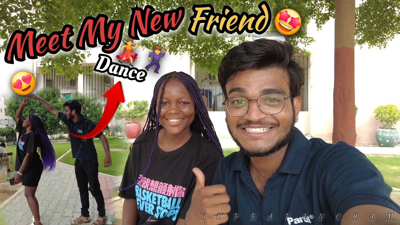️Meet My New Friend🫴🧡InternationalGirl ||A Day In My BTech Life||🤩just chill bro😝 #btechlife ...