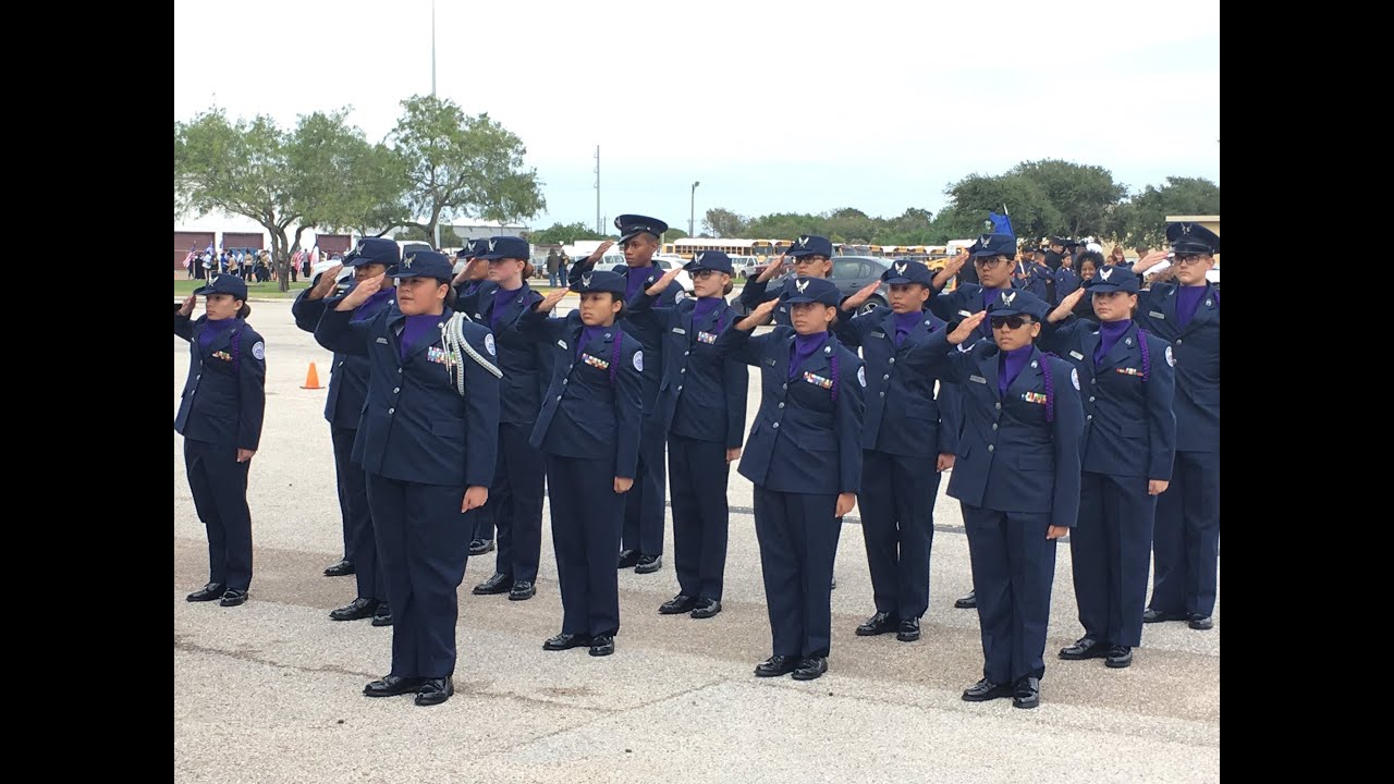 Warren AFJROTC Unarmed Drill Team - YouTube