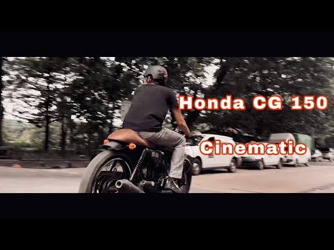 Cinematic Video of Honda Cg 150 ( Cafe' Customized ) - YouTube