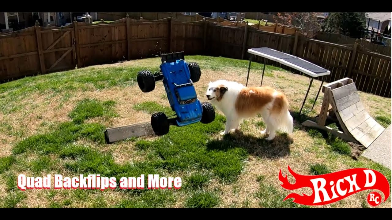 Trips and Quads and Dogs and More! Backyard RC Freestyle - Arrma ...