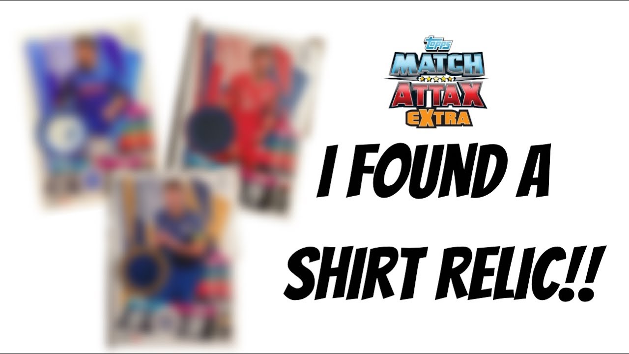 I found a Shirt Relic Card!!! Match Attax Extra 2020/21 - YouTube