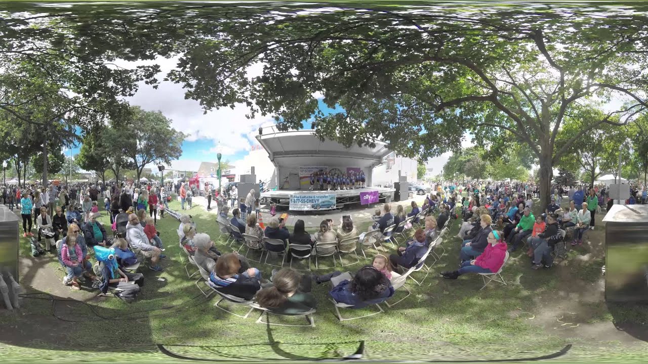 360° Video of the 2015 Plymouth Fall Festival - Dance - YouTube