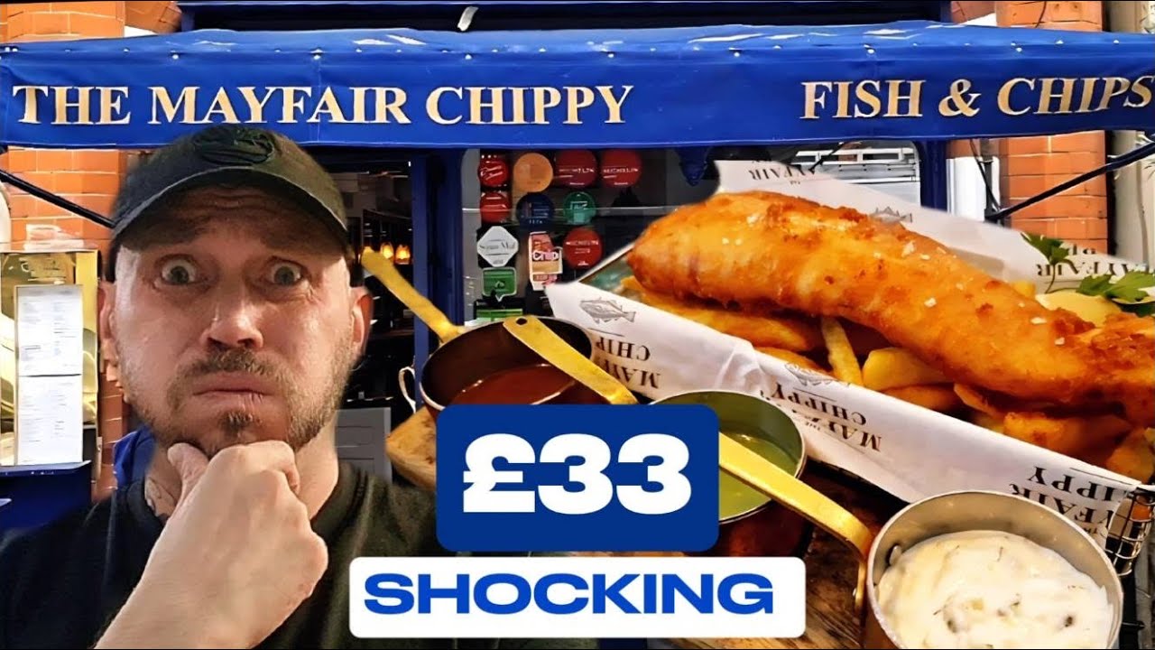 I Tried the Fanciest Fish & Chips in London – The Mayfair Chippy - YouTube