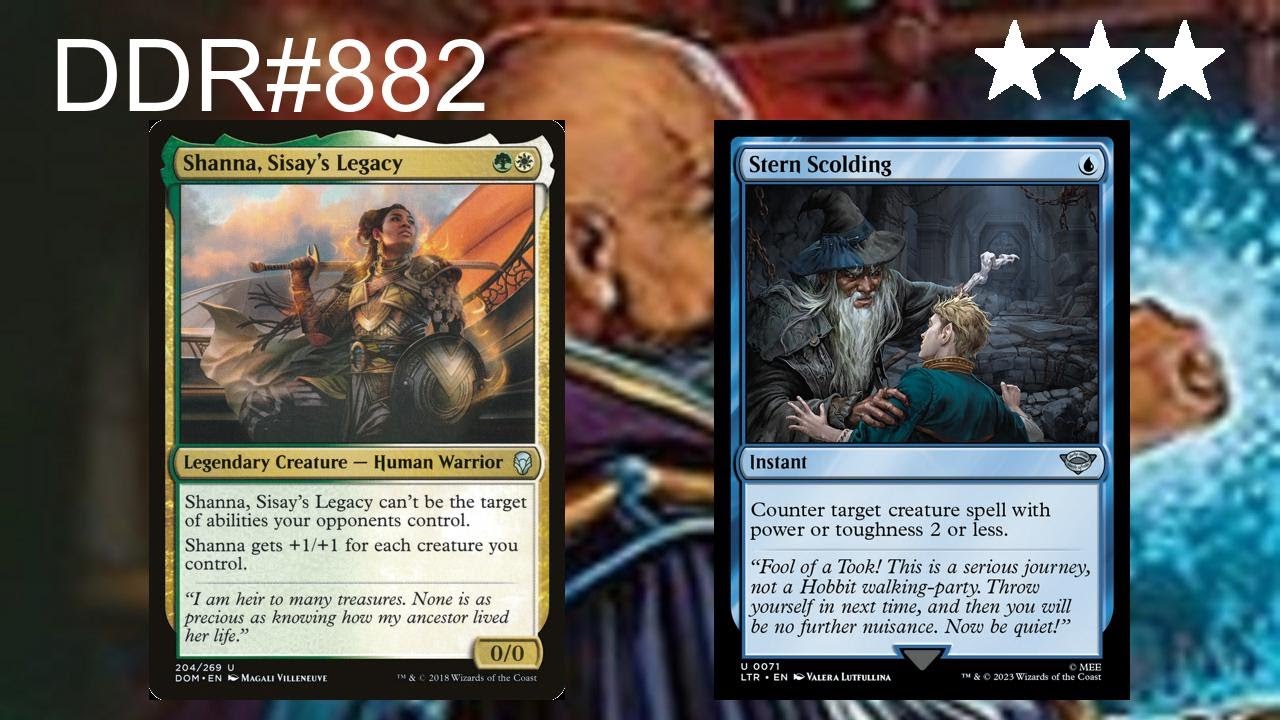 DDR#882 - Stern Scolding vs Shanna, Sisay's Legacy - YouTube