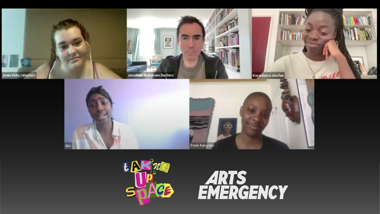 Taking Up Space Discussion with Jonathan Wakeham, Korantema Anyimadu ...