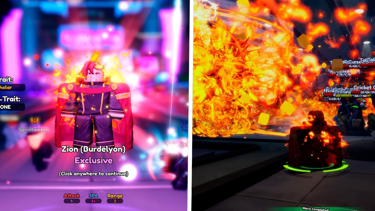 SHOWCASE ZION ANIME VANGUARDS ROBLOX - YouTube