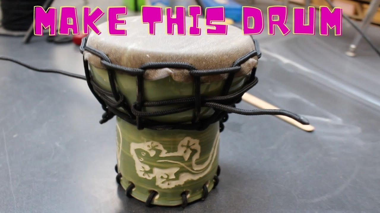 How to Make A Ceramic Drum - YouTube