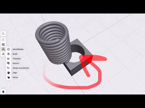 How to Align Springs in [ Shapr3D ] - YouTube