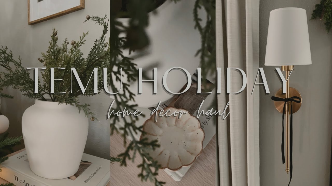 2024 TEMU CHRISTMAS HOME DECOR HAUL | Christmas home decor haul - YouTube
